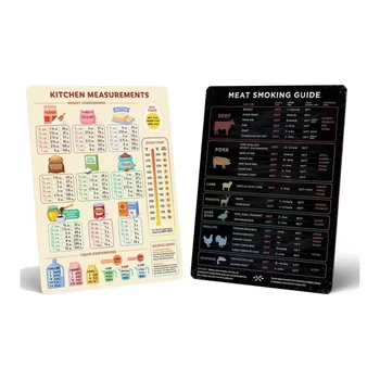 Kitchen Refrigerator Sticker Food Cooking Conversion Table,English ...