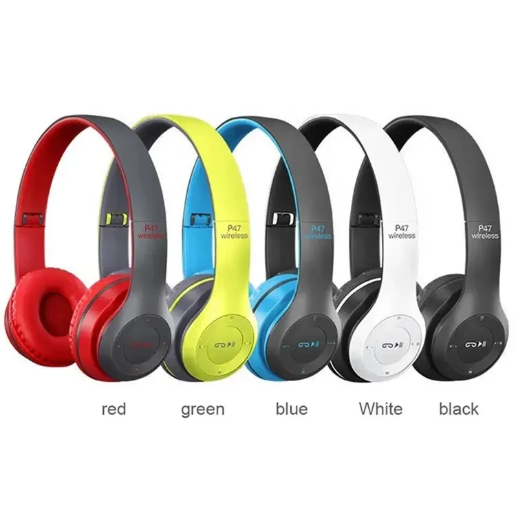 P47 Bluetooth Headphones - High Quality Wireless Gaming