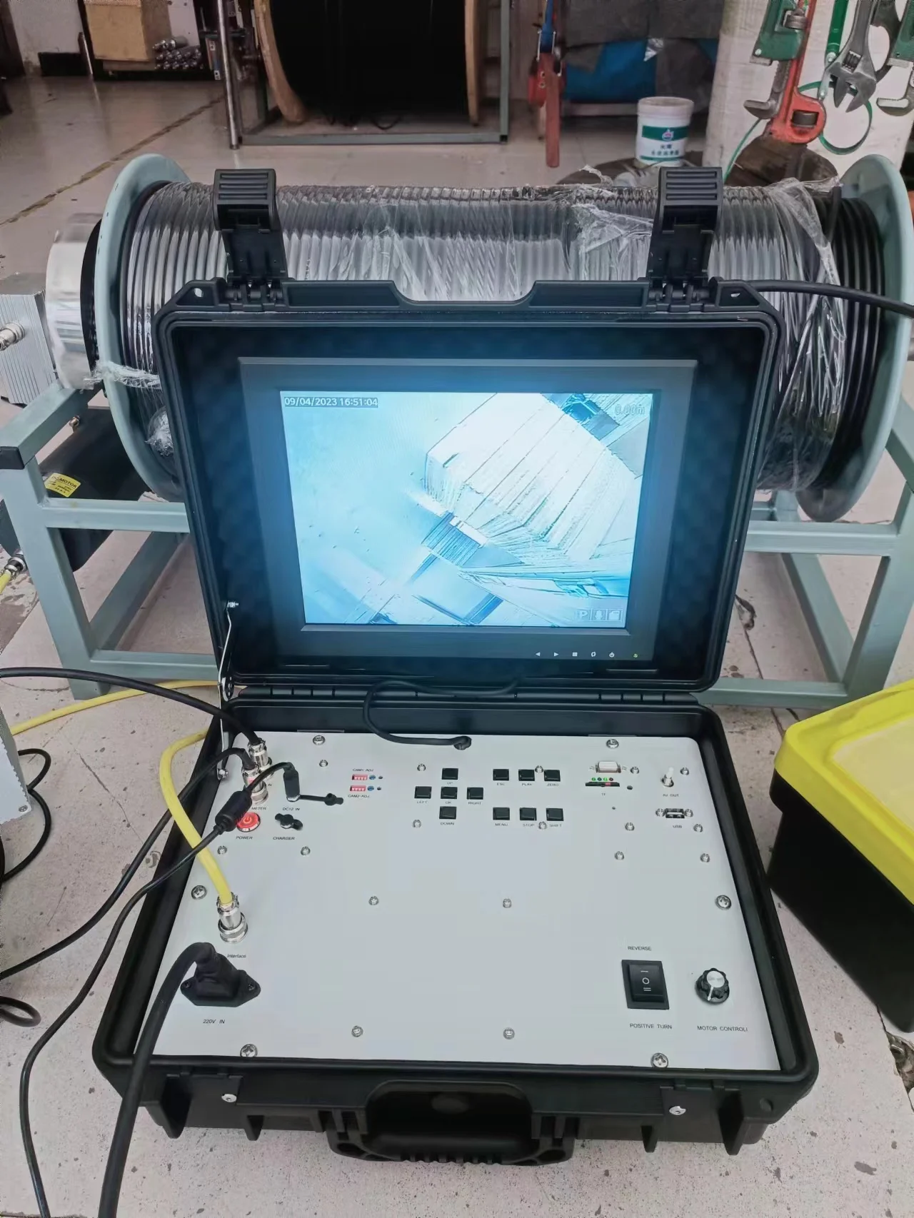 360-degree Underwater Single Camera Rotating Deep Well Drilling ...