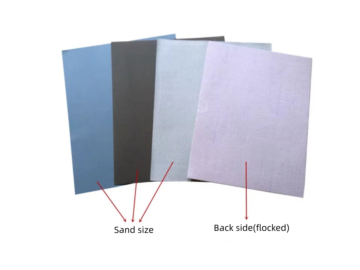 A4 Size Waterproof Flocking Sandpaper Abrasive Fine Sanding Paper ...