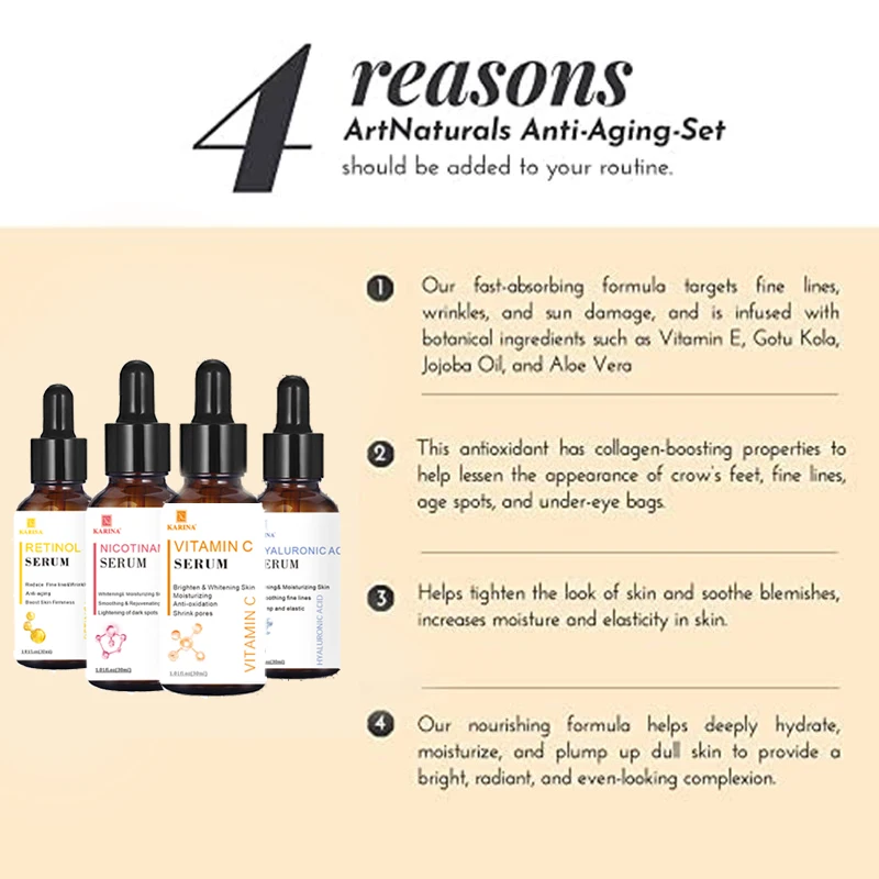 KARINA Hyaluronic Acid Retinol Serum - Anti-Aging Care