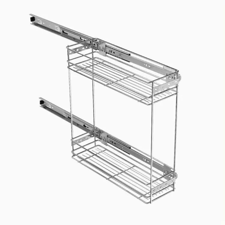 Kitchenpull Out Organizer Units Side Mounted Pull Out Bottle Rack In ...