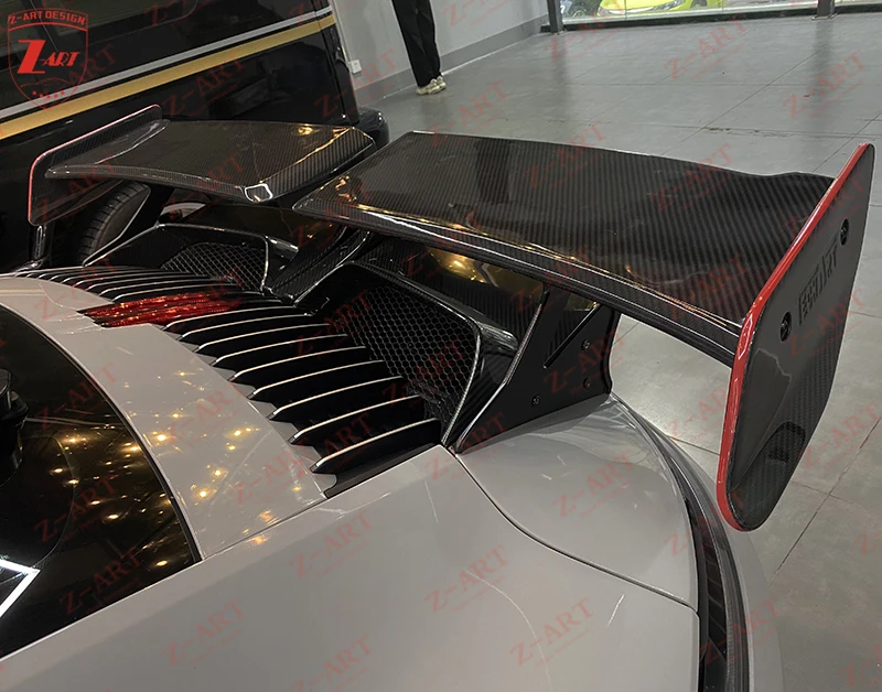 Z-art 992 Rear Wing For 911 High Quality Dry Carbon Fiber Rear Spoiler ...