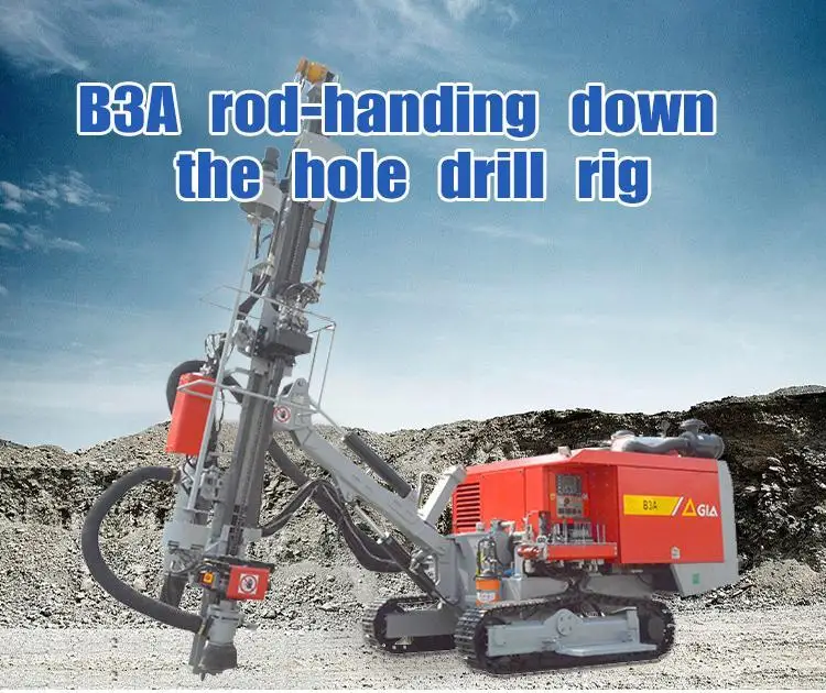 Dth Hydraulic Drilling Rig Jieya B3a Mining Blasthole Integrated Dth ...