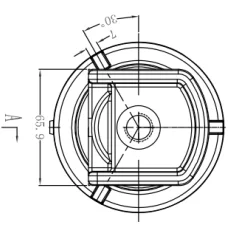GIS Bushing 24KV - High Voltage Epoxy Resin Transformer Bushing