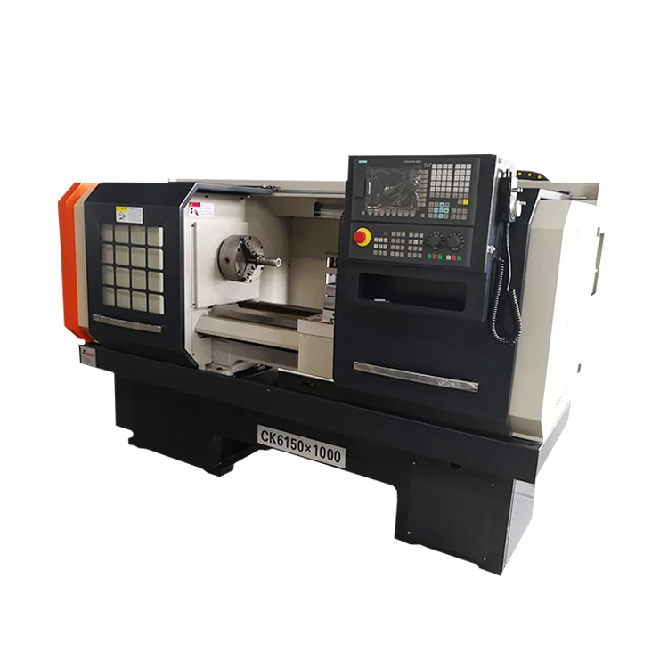 CK6150 X1000mm CNC Lathe Machine High Precision Turning Center Lathe ...