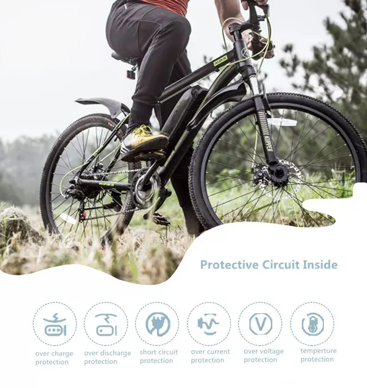 9000mah Bms Rechargeable Li Ion E-bike Battery 48v 5.2 Ah 9ah 10ah 10 ...