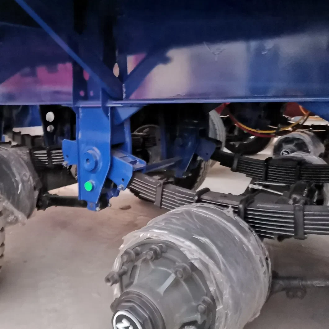 Flatbed Trailer 53ft Us Legal 2 Axle 3-axle Flatbed Back Flip Dump Semi ...