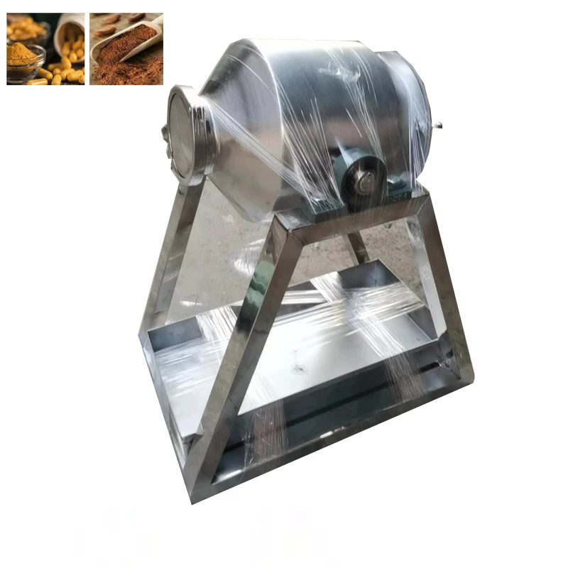 Dry Powder Blender Mixing Machine Vertical Stainless Steel Rotary ...