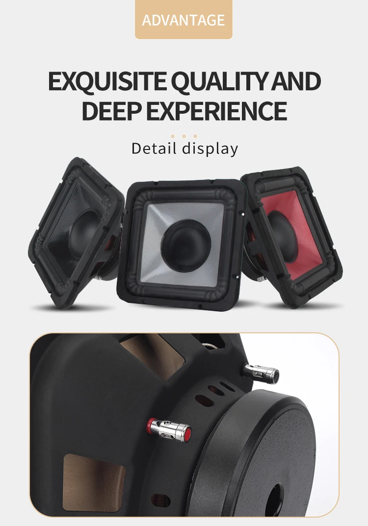 Car 10 Inch Dual Voice Coil Square Bass Sub Woofer 400watts Rms ...