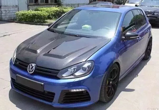 Mk6 Gti Carbon Fiber Vented Hood for VW Volkswagen MK 6