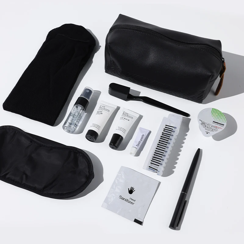 Custom Logo Eco Friendly Travel Amenities Kit - Biodegradable