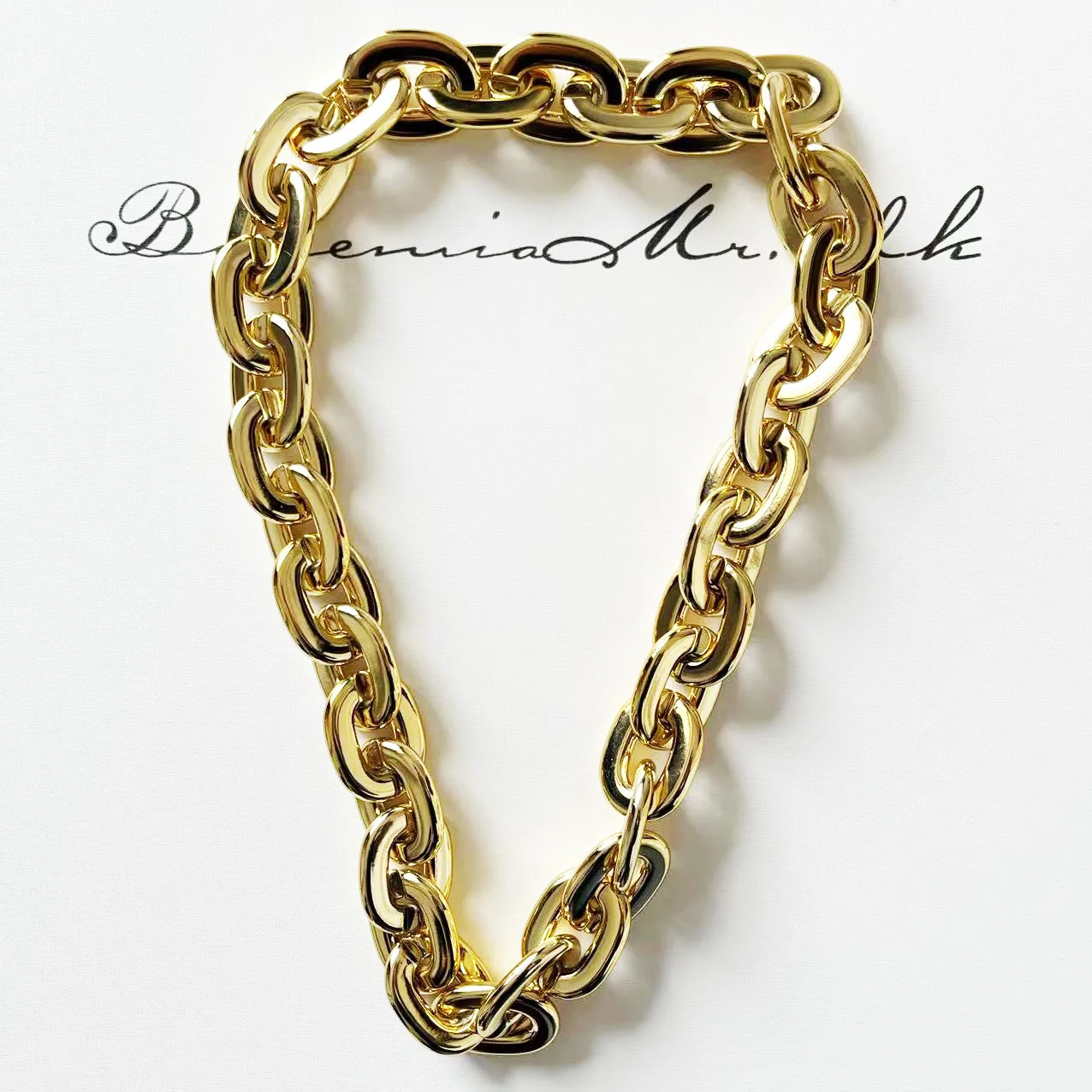 Eva Fan Foam Necklace Loge Oversized NFL Plastic Big Chain