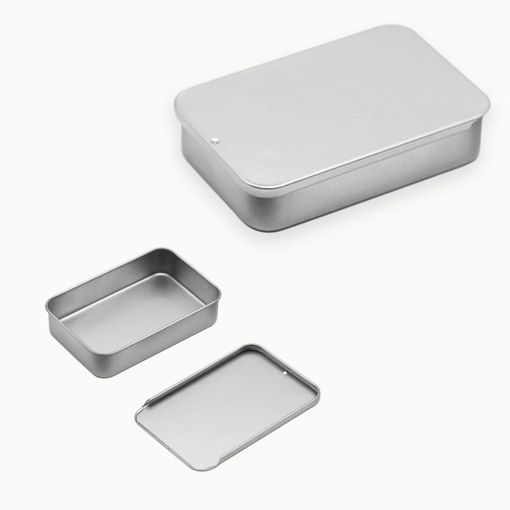 Custom Metal Tin Boxes with Sliding LIDS for Gum Packaging
