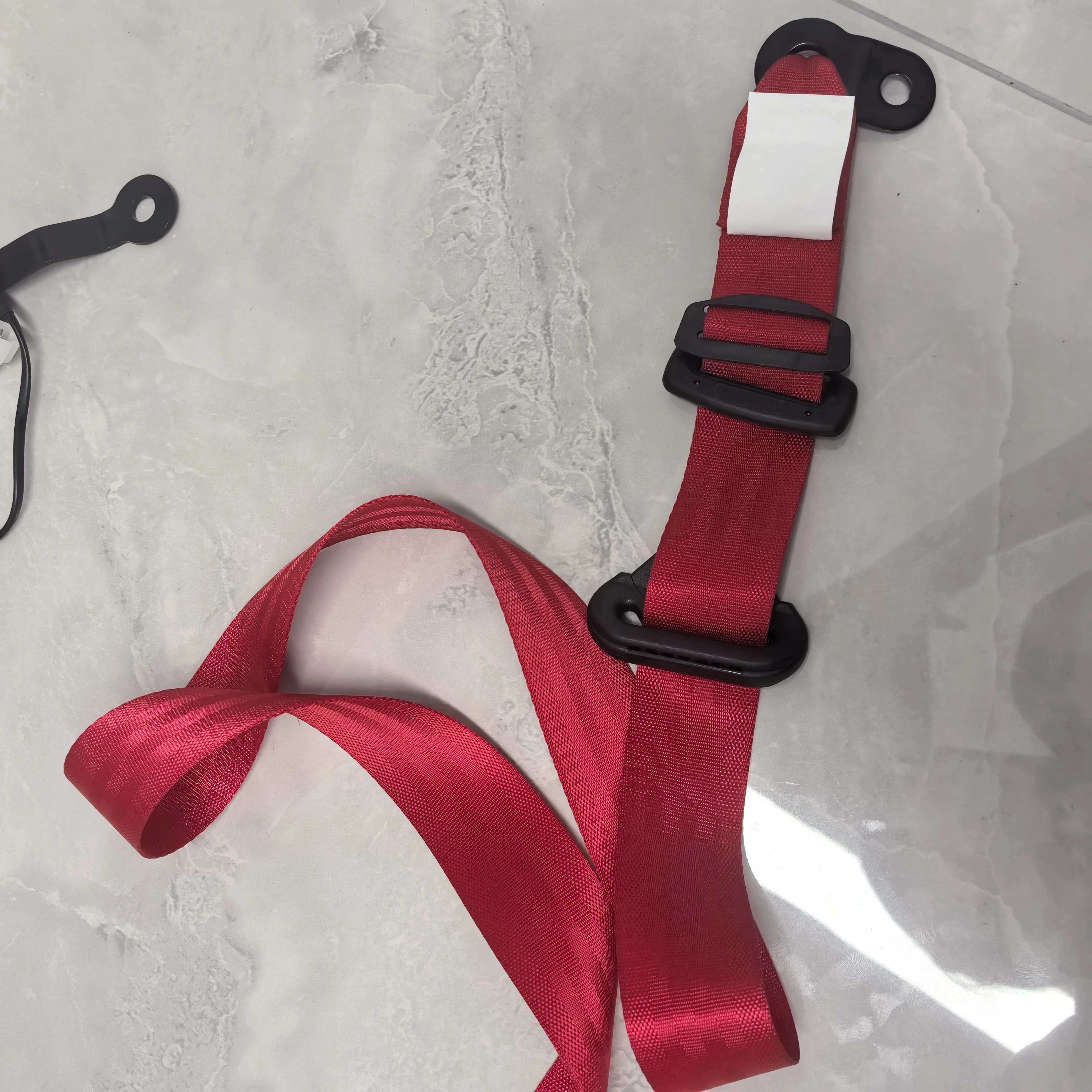 Red Safety Belt Car Safety Spare Parts Adjustable 3-Point Seat Belt for ...