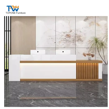 Company Reception Desk Simple And Modern Design Consultation Welcome ...