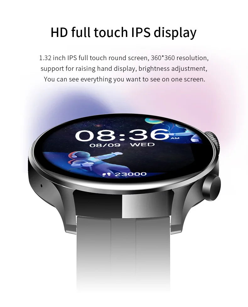 CURREN R2S Smartwatch - Fitness & Waterproof Features