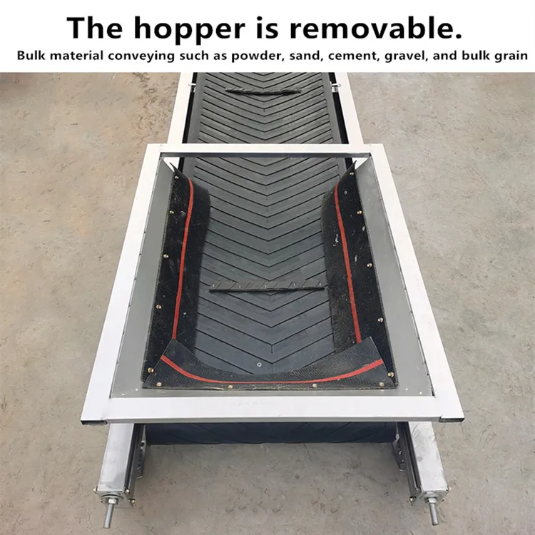 Sand Dirt Transfer Conveyor Belt Machine for Gravel Stone Transport ...