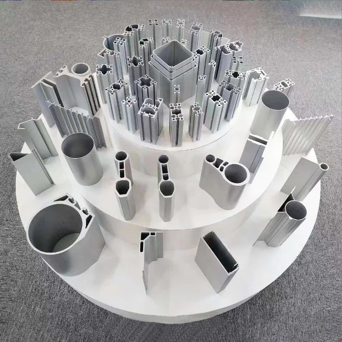 6063 6082 T5 Extrusion White Powder Coating P65 Aluminum Section ...