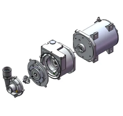 Efficient 10g/s Oil-Free Compressor for Fuel Cell Air Supply