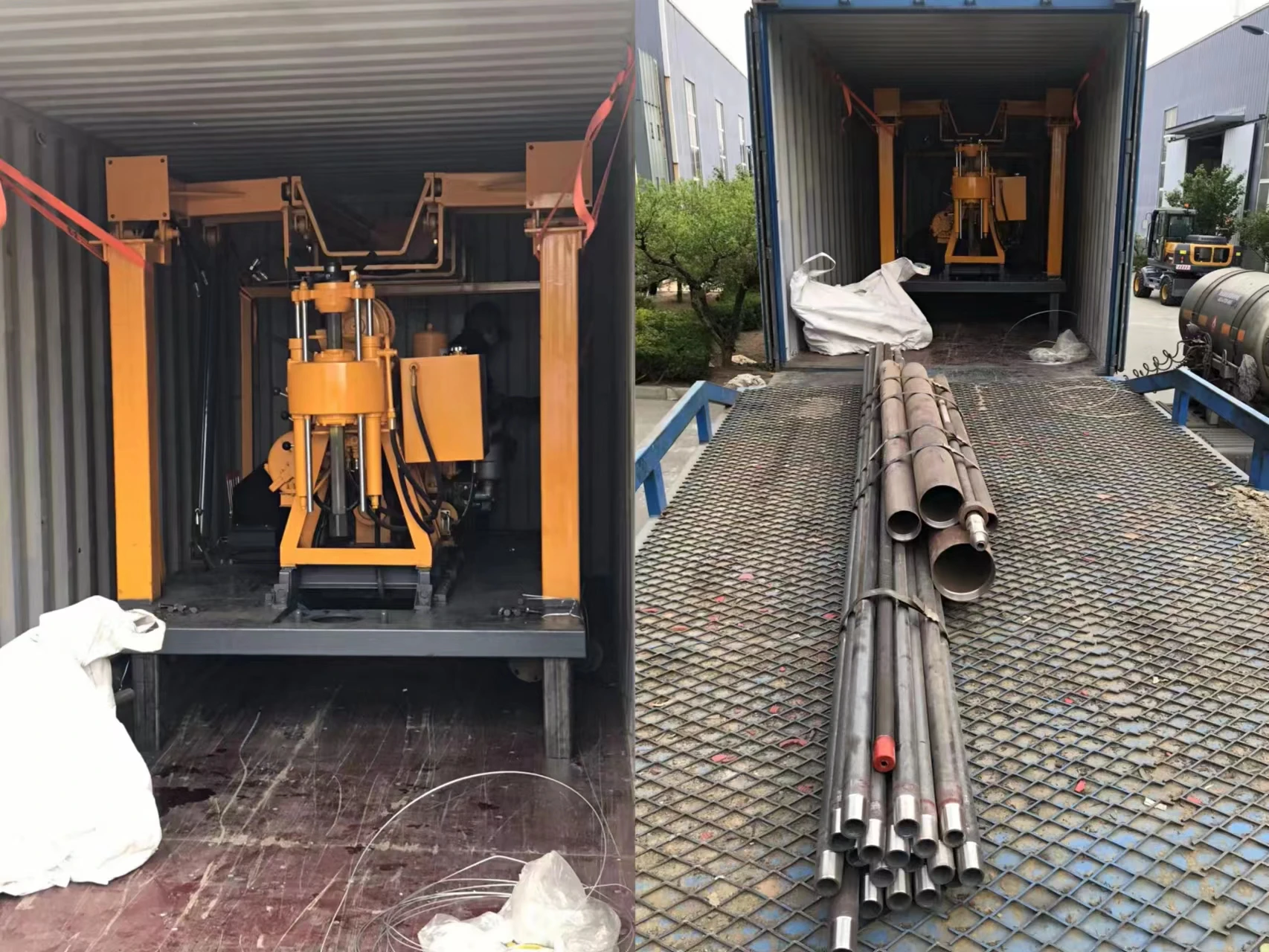 200 Meter Deep Crawler Spindle Hydraulic Rotary Drilling Rig