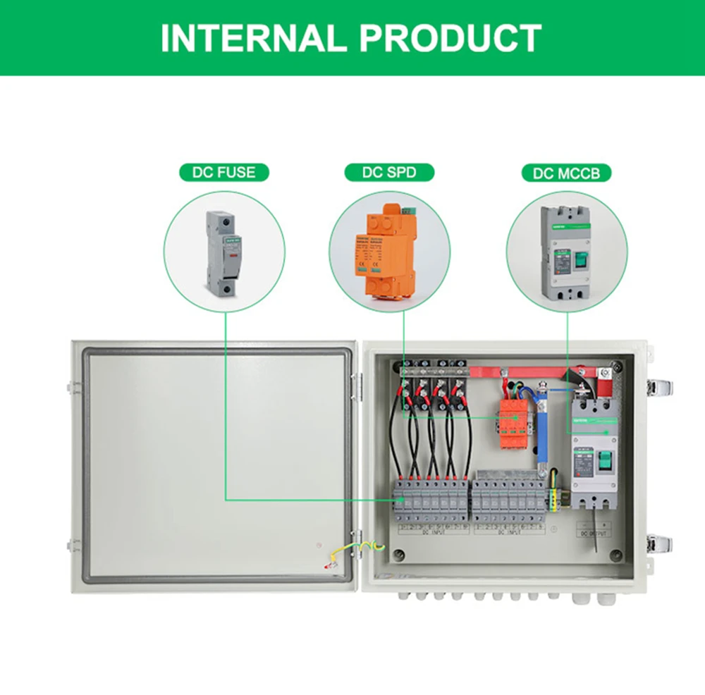 Solar PV DC Combiner Box - 1500V, Quick Installation