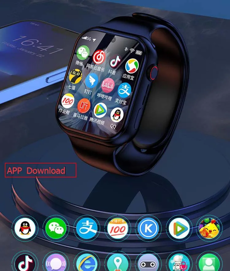 4g 5g Sim Card Smart Phone Watch Wifi Video Call Nfc Access Control ...