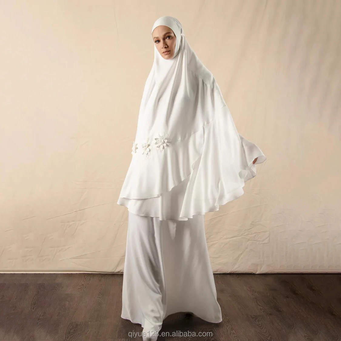 2 Piece Muslim Prayerset With 3d Flower Decoration Malaysia Singapore ...