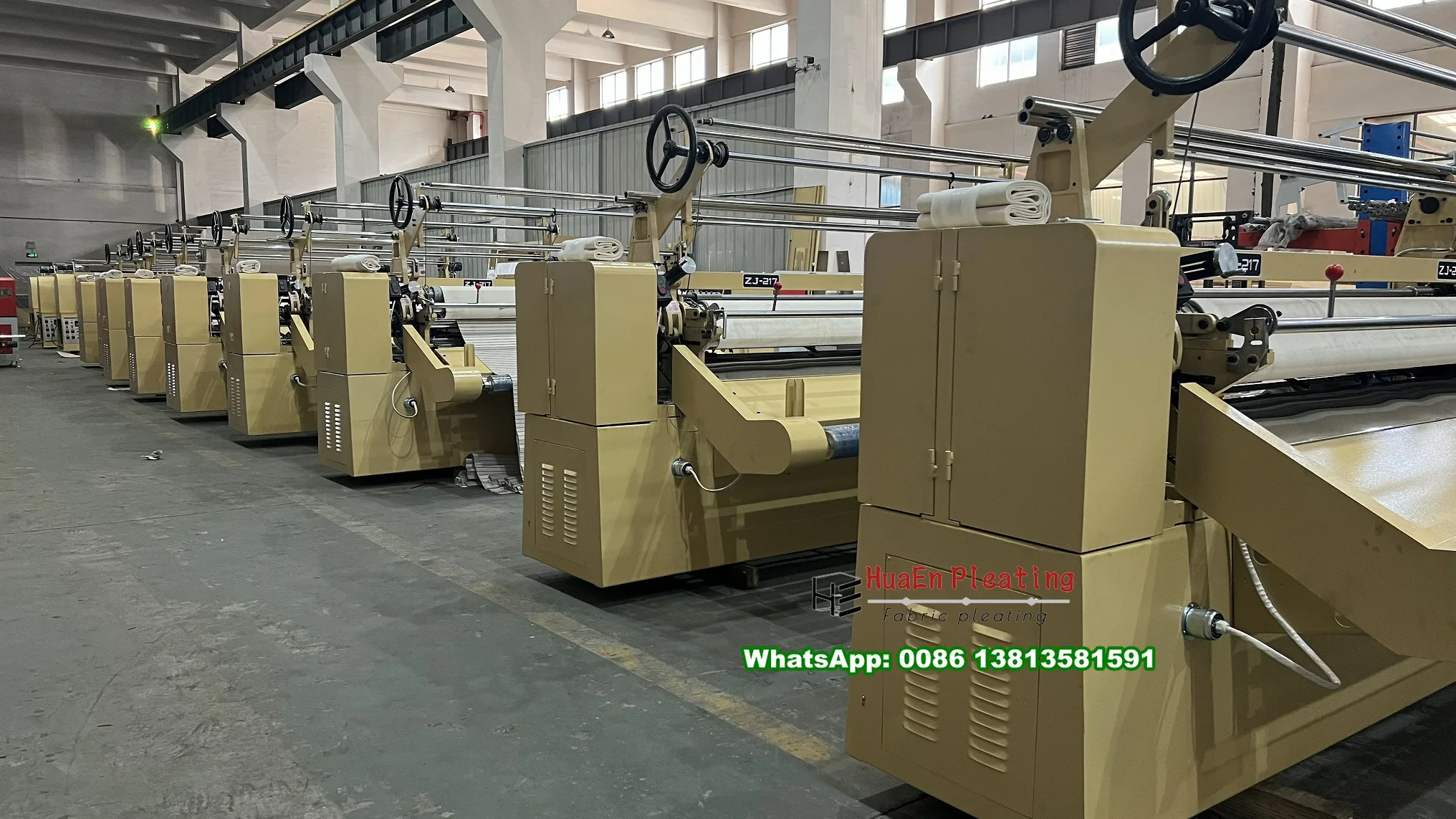 Huaen Accordion Blind Fan-Shaped Sunburst Soleil Sunray Pleating Machine