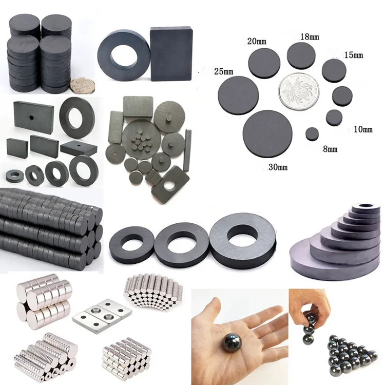 Ferrite Multipole Ring Magnet D80mm X D40mm X T15mm Hard Ferrite ...