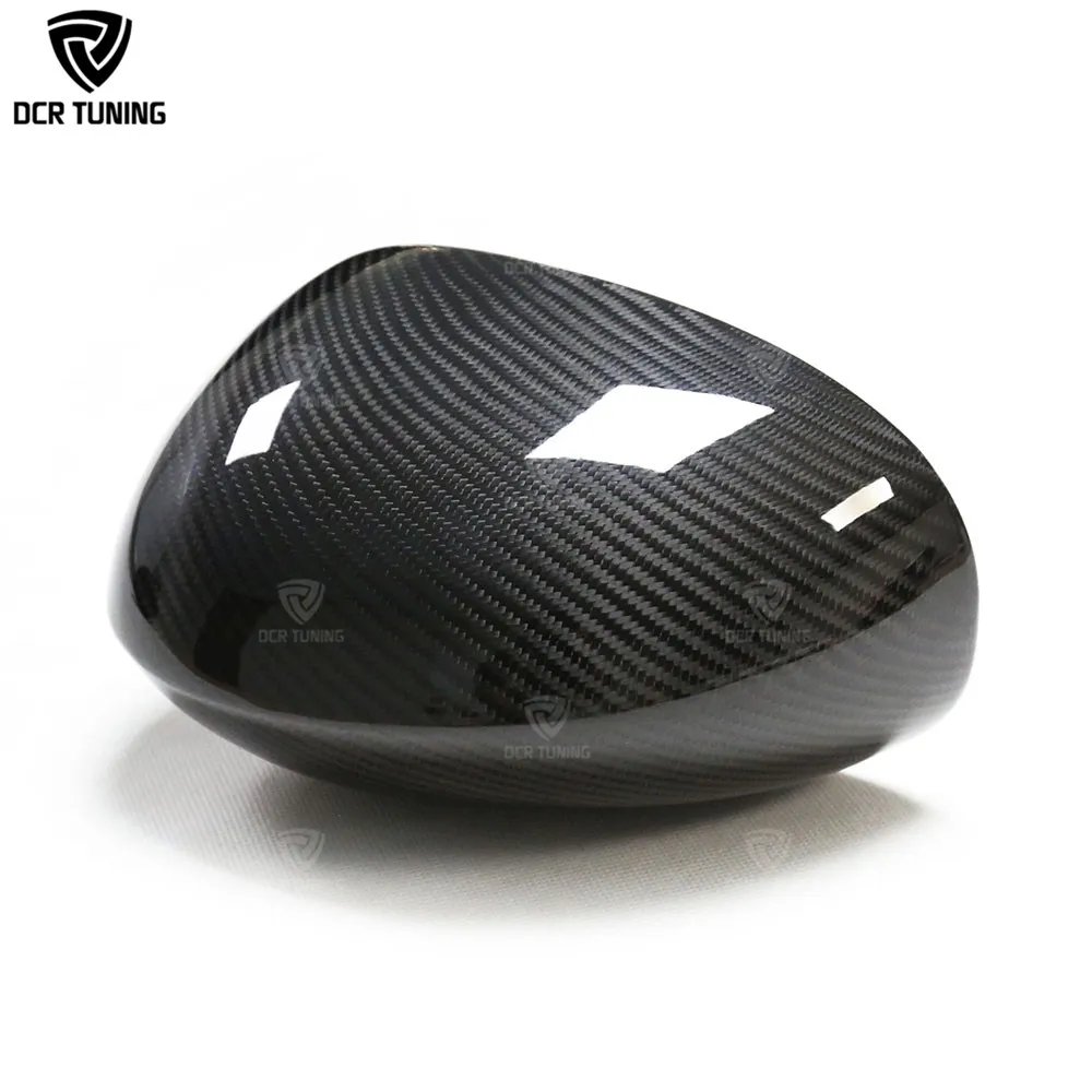 Stick On Dry Carbon Fiber Mirror Cover For Dodge Challenger 09-20 ...