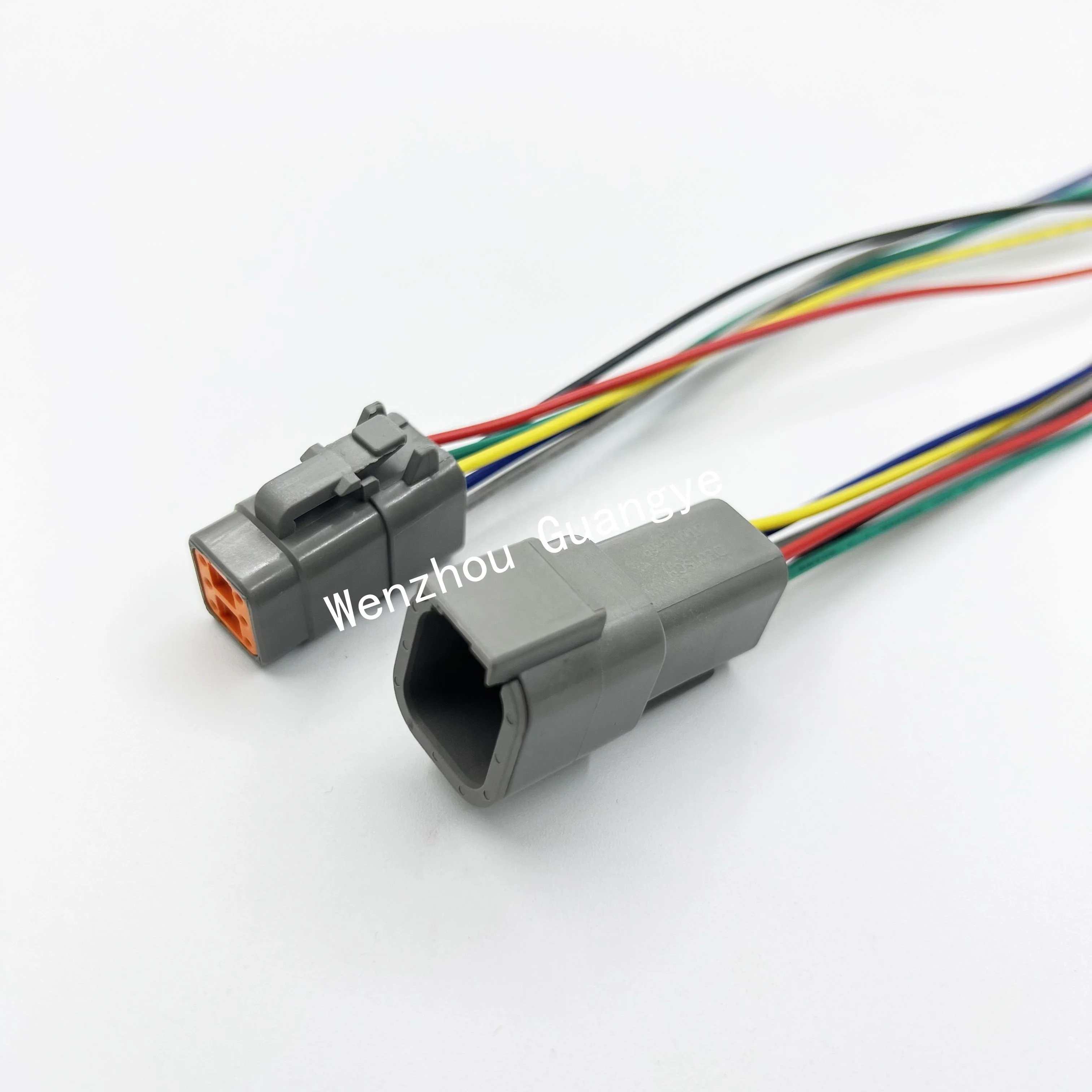 Deutsch DTM Series 6-Pin Male Female Automotive Connectors 250MM ...