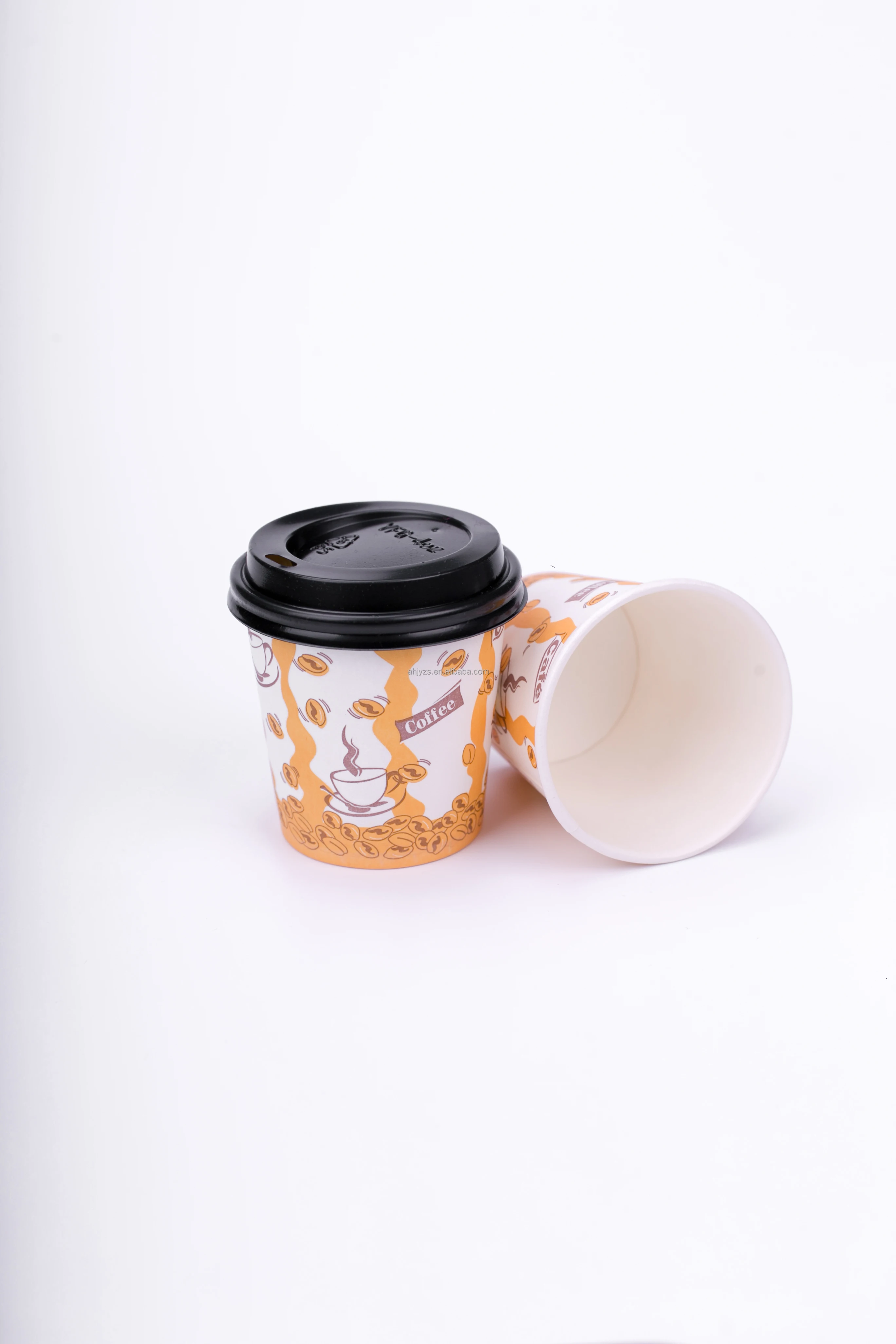 Disposable Paper Carton Cups 6oz Double Wall To Go Cup With Lid - Buy ...