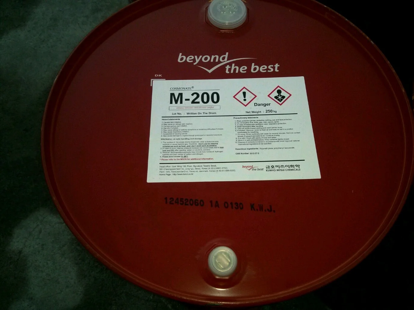 Alibaba.com: Cosmonate M-200 polyether polyol and MDI-based PU foam ...