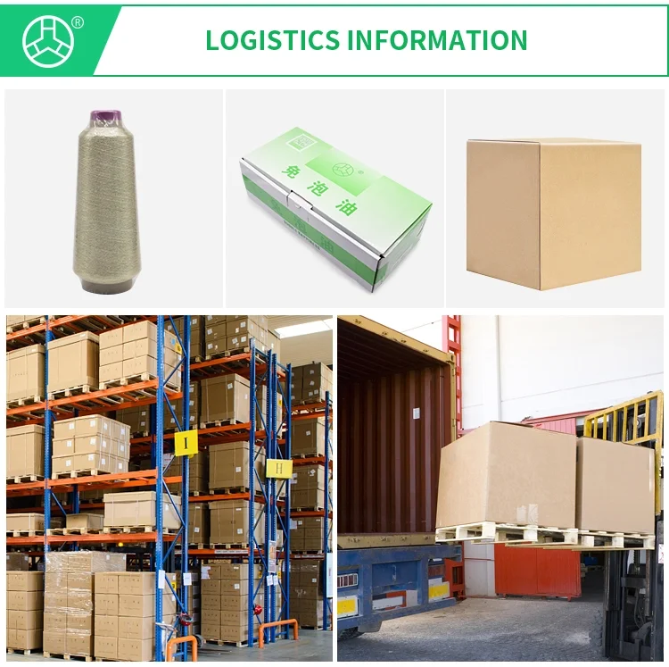 Ms Type Metallic Yarn 150d Polyester Metallic Lurex Yarn For Embroidery ...