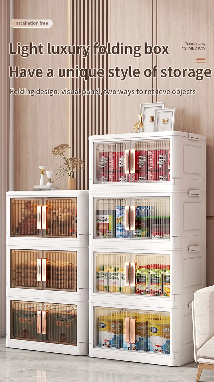 Wholesale Stackable Simple Assemble Foldable Storage 1-5layers 48cm ...