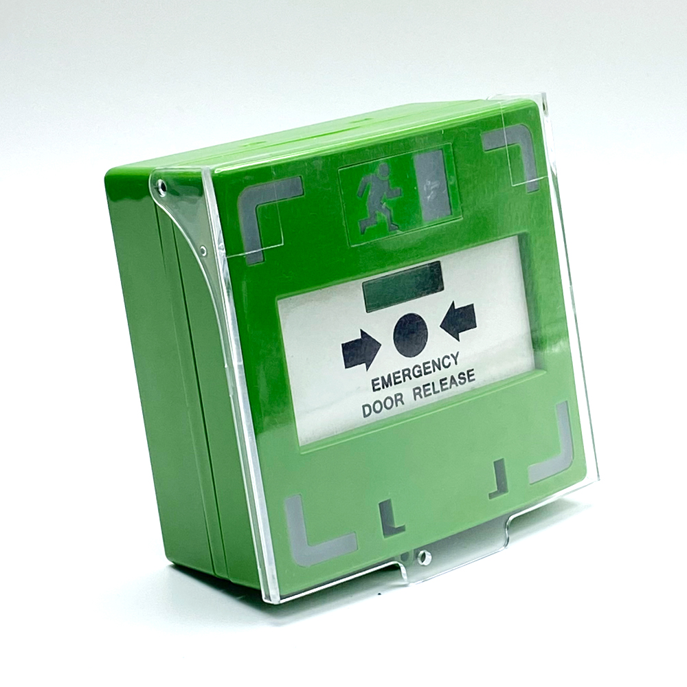 Yellow/green Conventional Manual Call Point with Reset Key