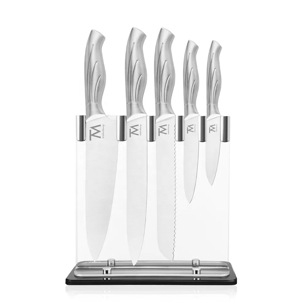 Cuchillos Messer Facas Classic Stainless Steel Hollow Handle Kitchen ...