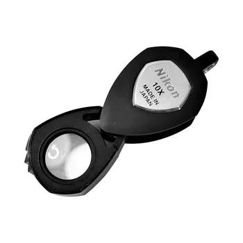 Japan Jewelry Loupe 10x Diamond Handheld Magnifier Pocket Lens ...