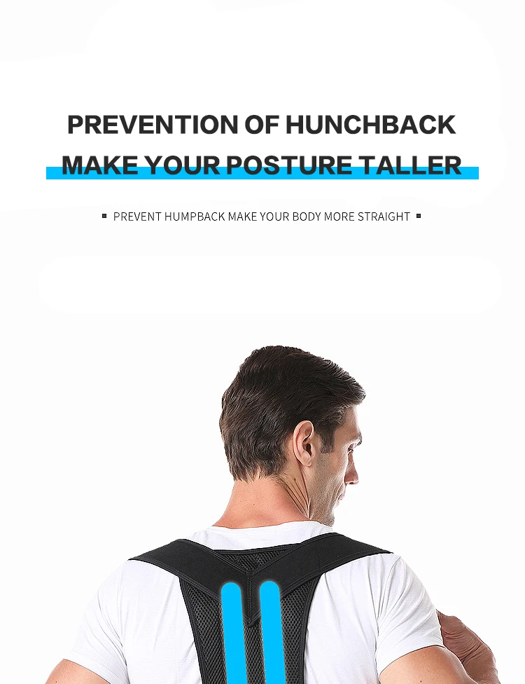 Fully Adjustable Back Posture Corrector - Support & Comfort