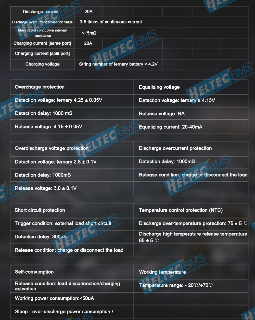 Heltecbms 24S Smart Relay 2A - Active BMS for 8-25S Batteries