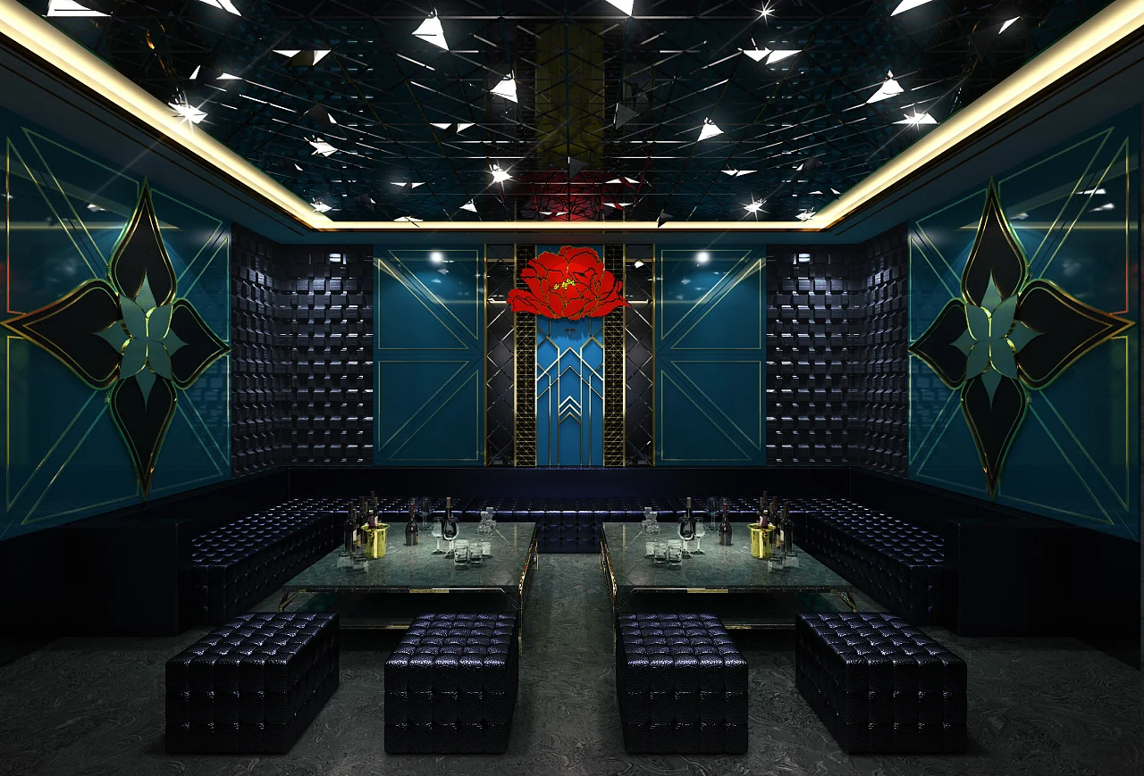 Lounge Bar Night Club Modern Interior Decoration Design