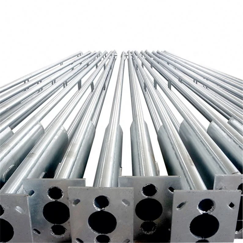 Outdoor Galvanized Q235 Street Light Pole 3m 6m 8m 10m 12m Solar Street ...