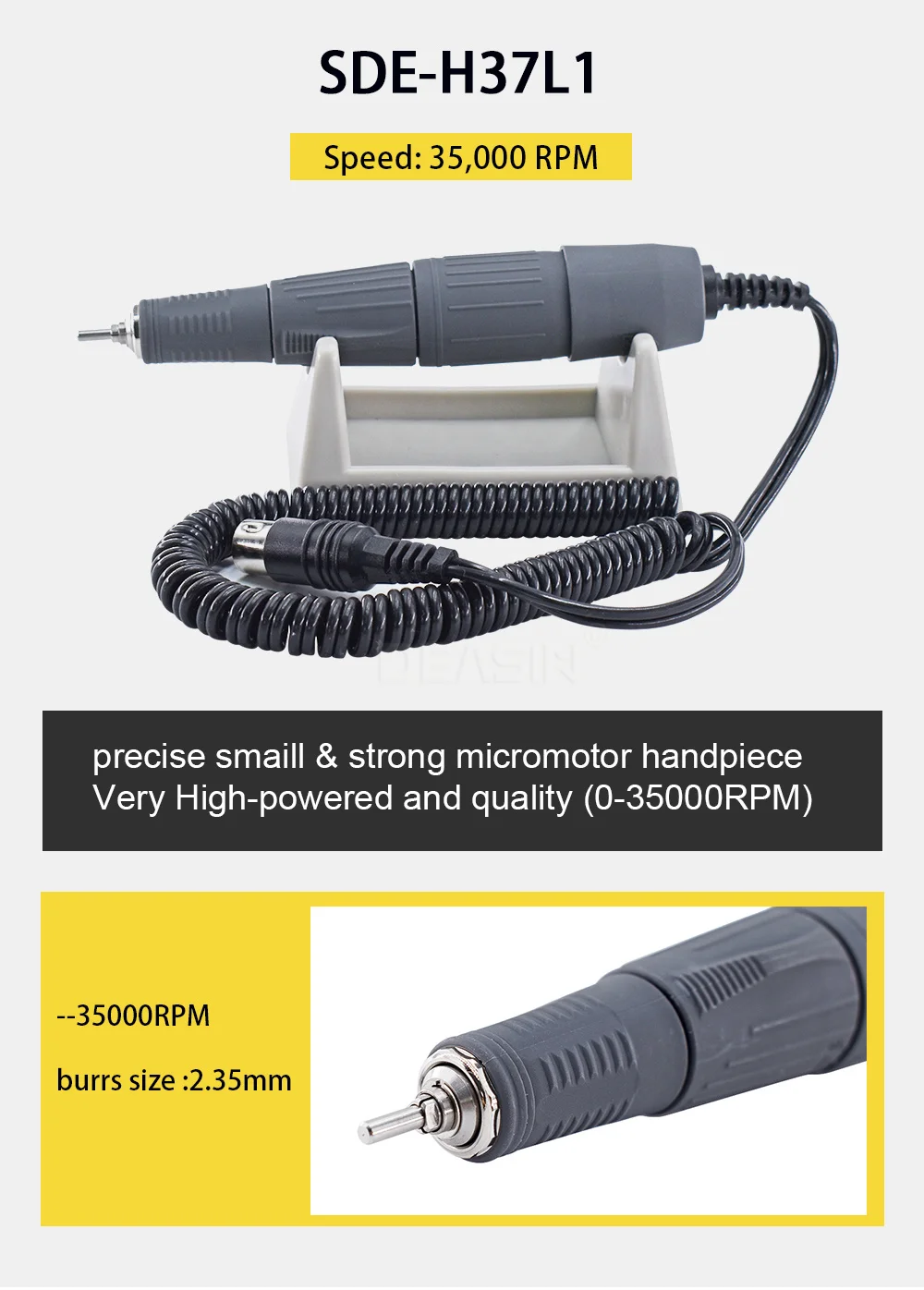 MARATHON-III Dental Lab Micromotor - 35K RPM Efficiency