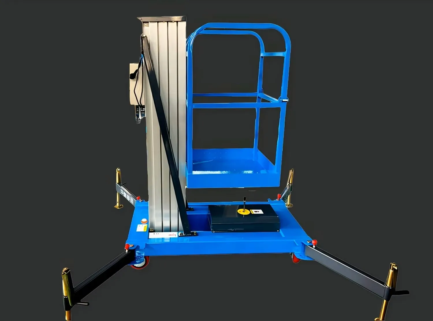 Beigonk Portable Vertical Hydraulic Ladder - 4-16m Mast Lift