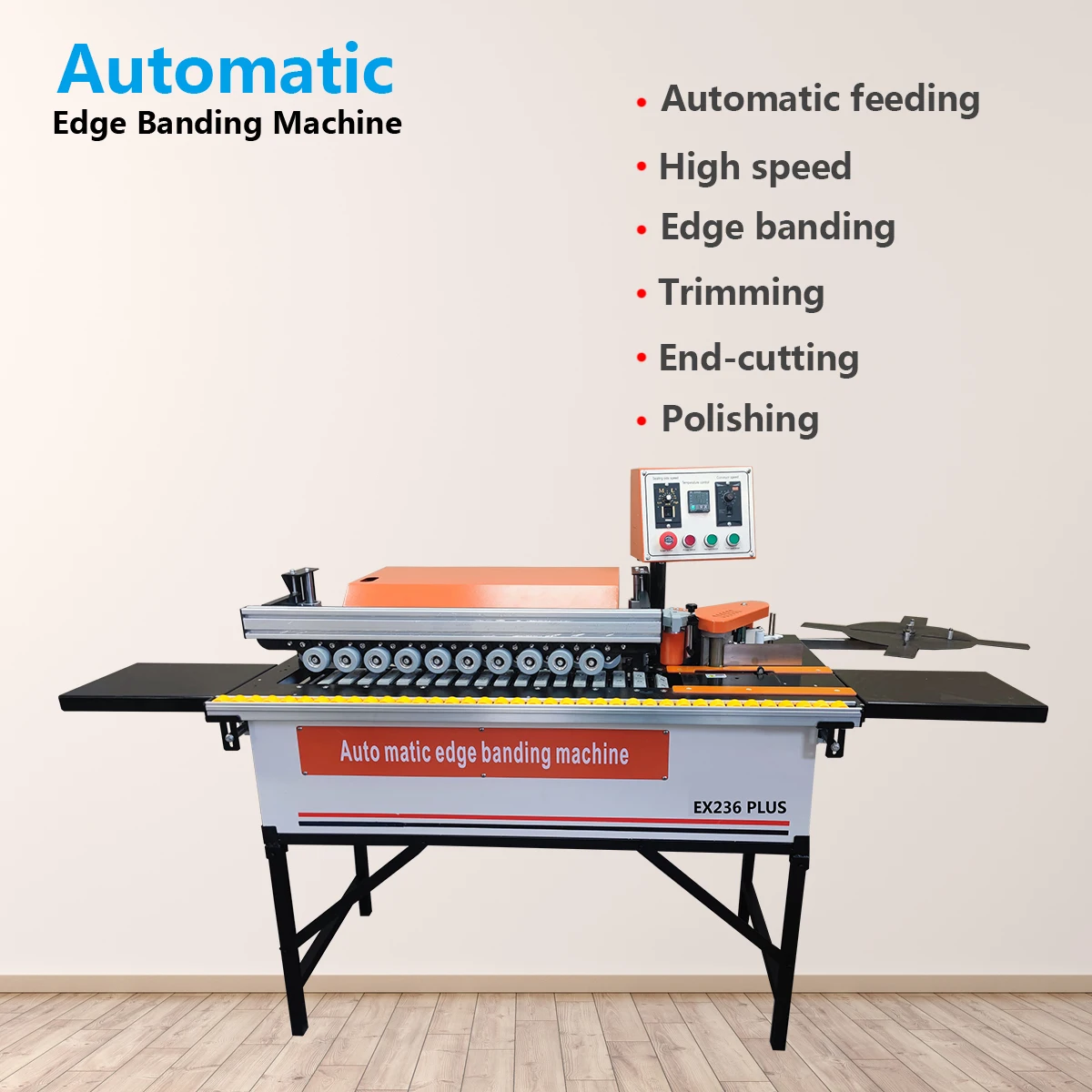 High Speed Automatic Edge Banding Machine With Edge Banding,Trimming ...