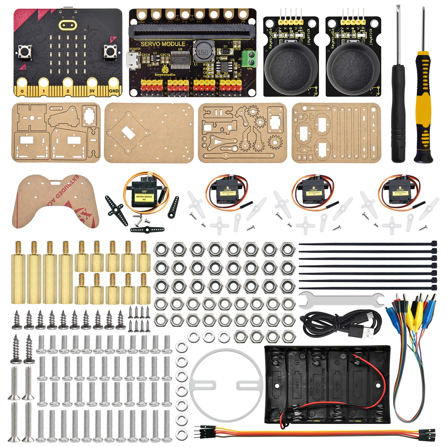 New Microbit Robot Arm Stem Learning Kit 