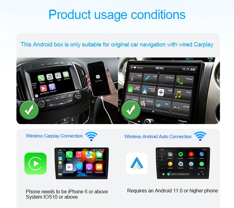Mini Wireless Carplay Aibox Dongle Smartbox Adaptor Appel Car Play And ...