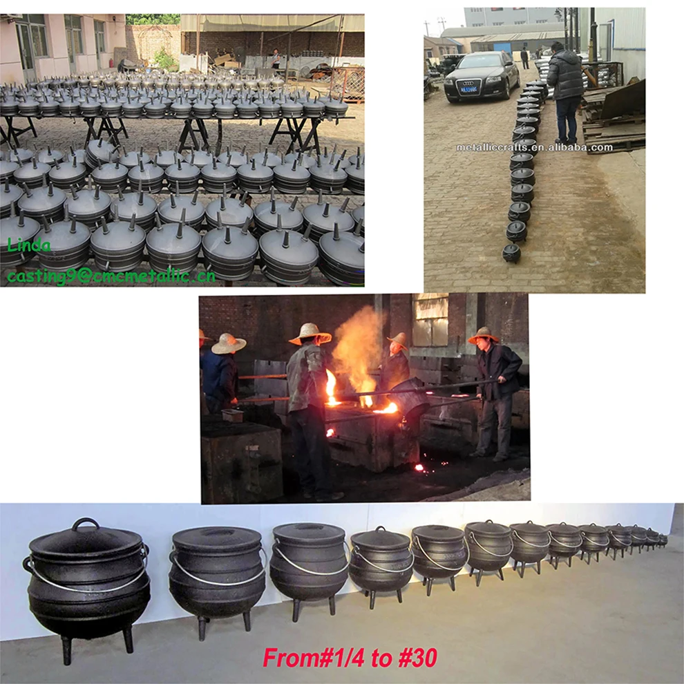 Wholesale Three Legged Cast Iron Pot 3 Legs Classic Style Bbq Cast Iron ...