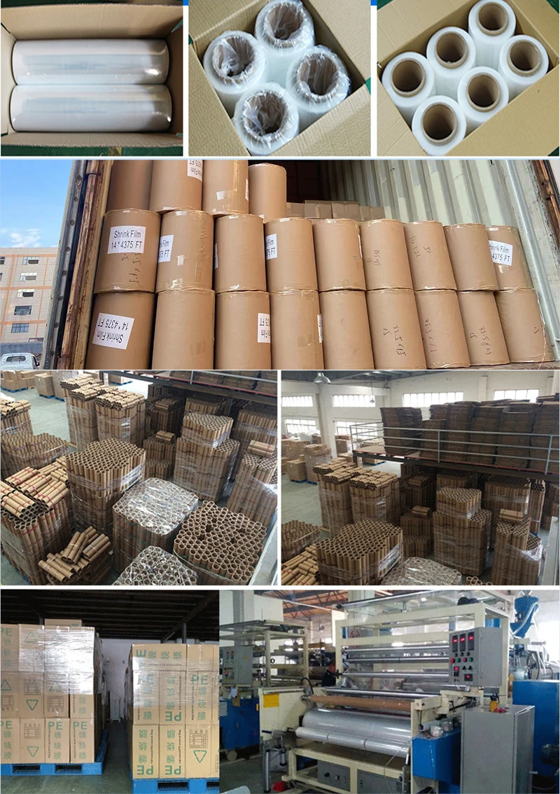 Omet Polyolefin POF PVC Shrink Wrap Roll Film - Transparent